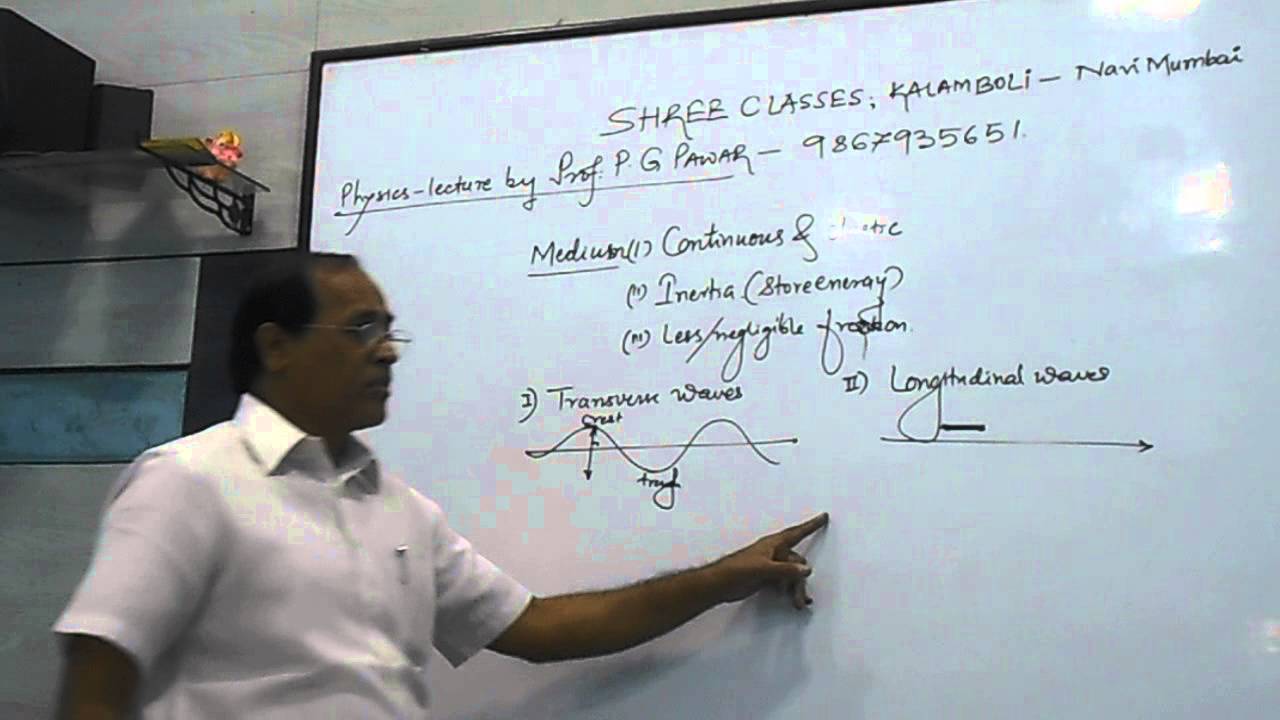 11th science physics sound - Wave motion - part 2 - YouTube