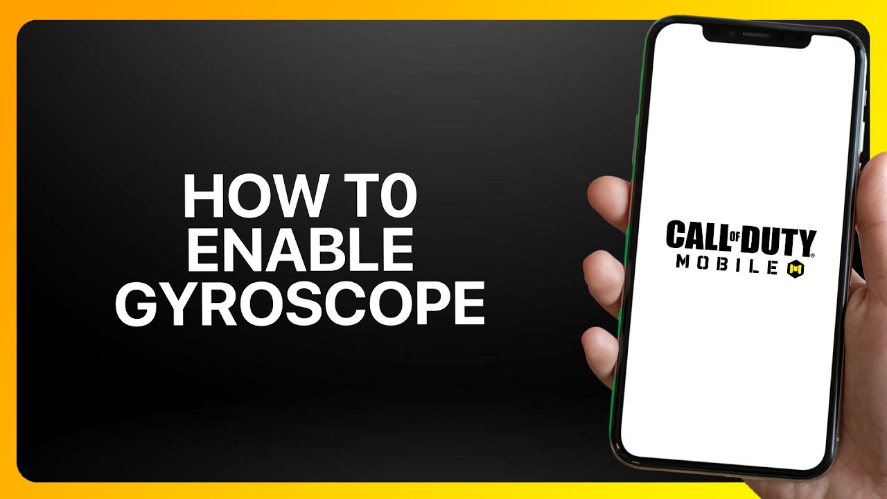 How To Enable Gyroscope In Call Of Duty Mobile ! Tutorial - YouTube