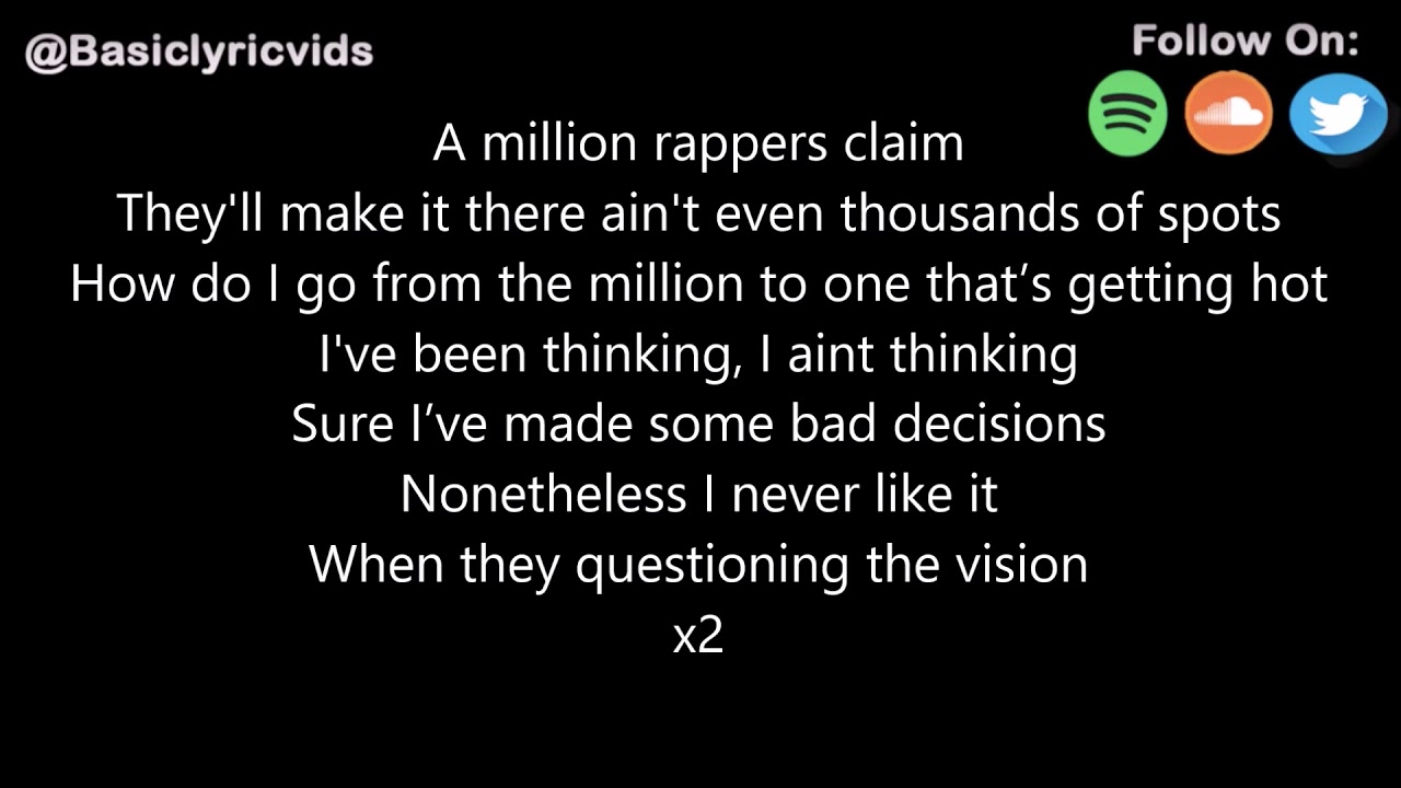 ChrispyD - A Million Rappers (Lyrics) - YouTube