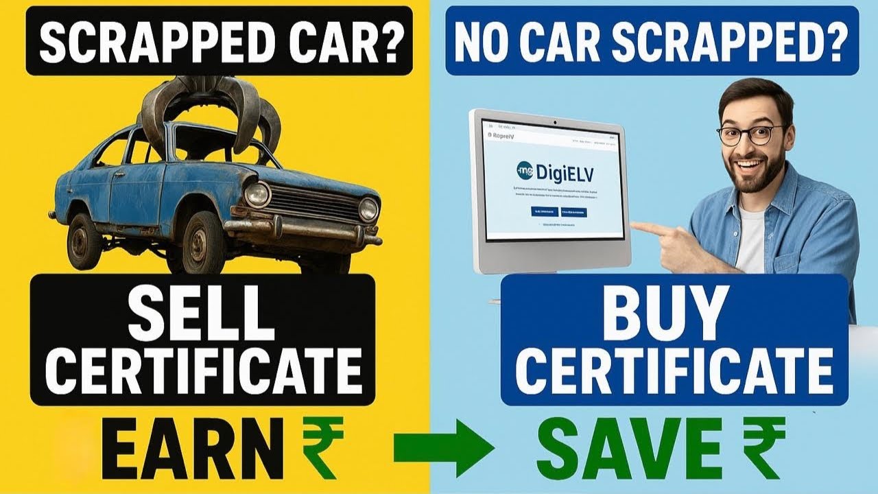 Scrap Certificate Bechkar Paisa Kamao! DigiELV Explained | Legal Way to ...