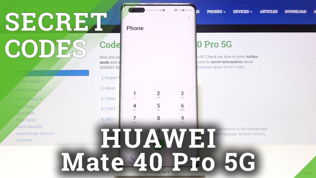 Secret Codes HUAWEI Mate 40 Pro 5G – Hidden Mode / Advanced Features ...