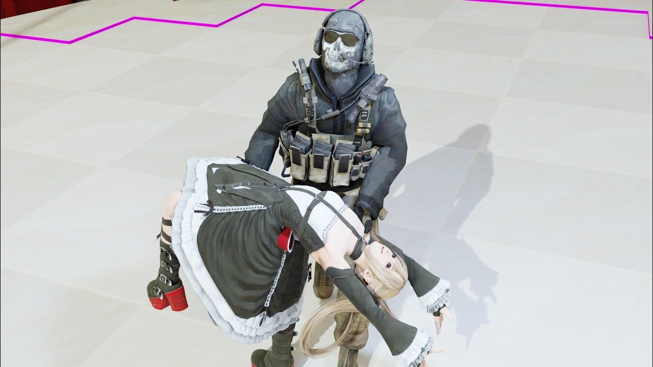 [MMD] Bad Romance Dance - Ghost & Marie Rose - YouTube