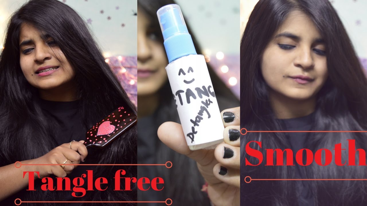 Smooth, tangle free and soft hair in just few minutes | DIY spray with ...