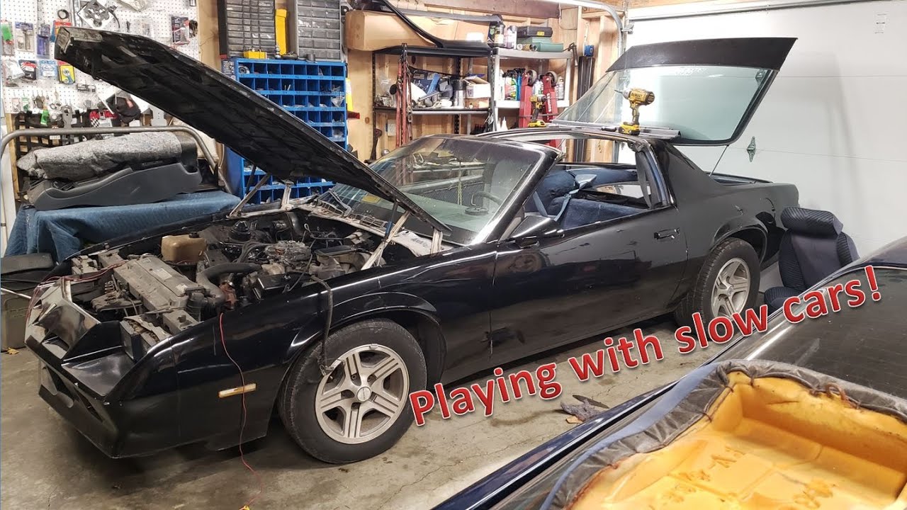 Playing with slow cars: 1984 Camaro Berlinetta Ep 1...she's filthy ...
