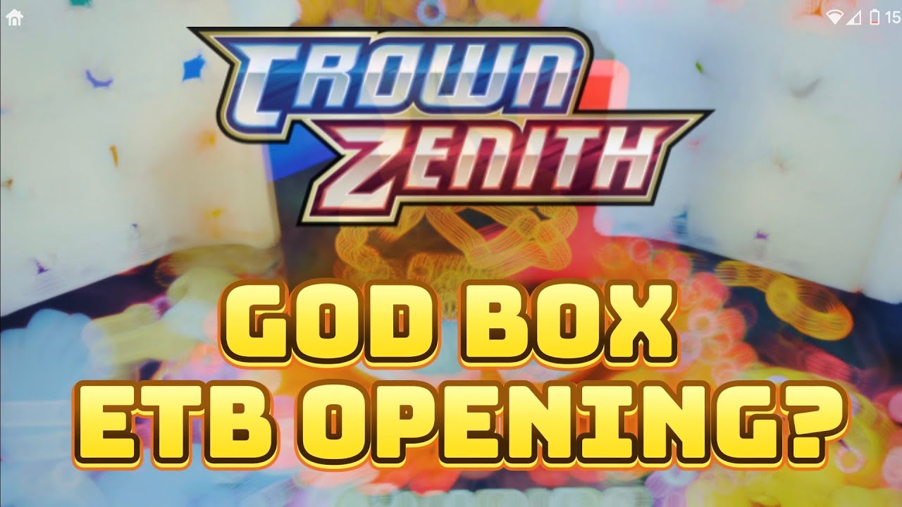 Did I Get A Crown Zenith God Box? Pokemon Crown Zenith Elite Trainer ...