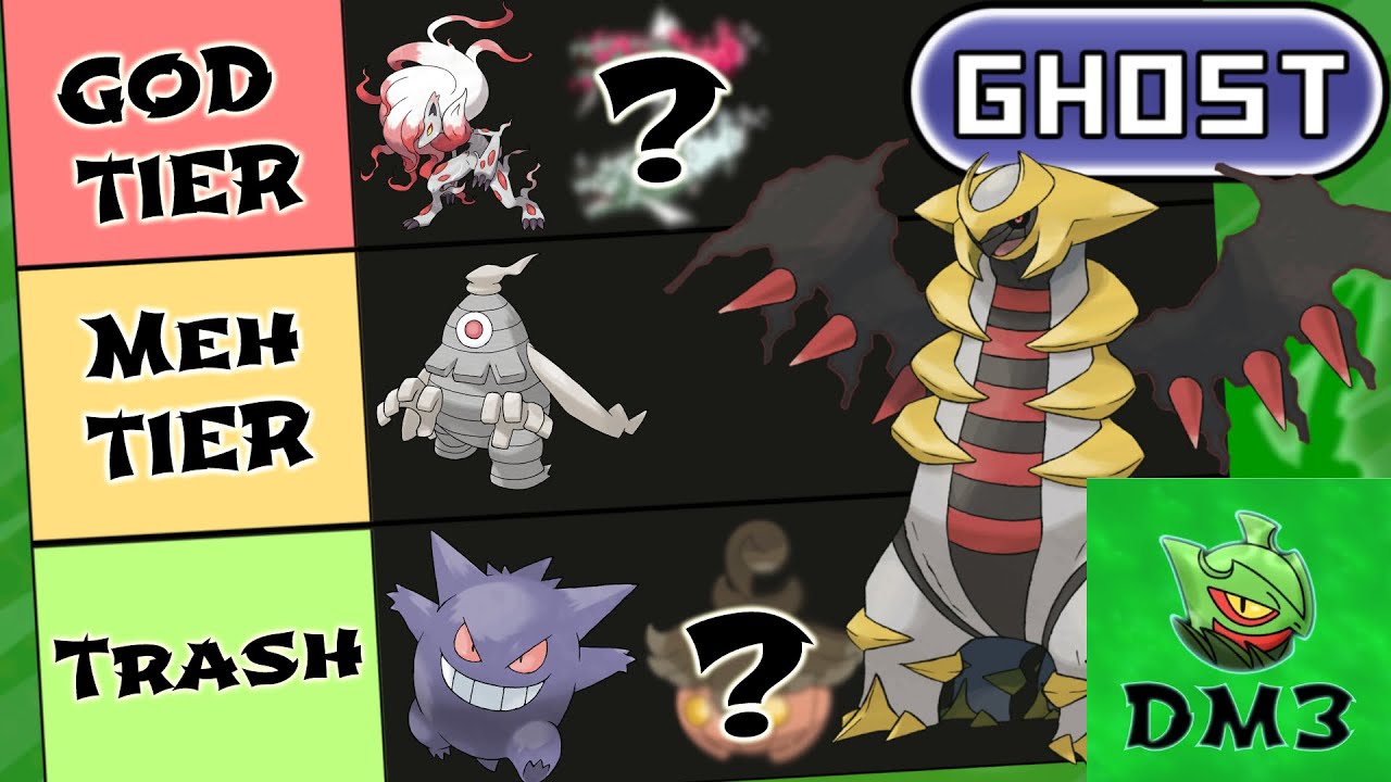 Ranking every GHOST TYPE Pokémon (HALLOWEEN SPECIAL) - YouTube