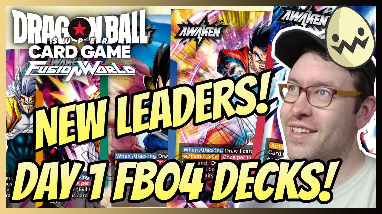 Dragon Ball Super Fusion World: New Leaders! FB04 Day 1 Deck Lists ...
