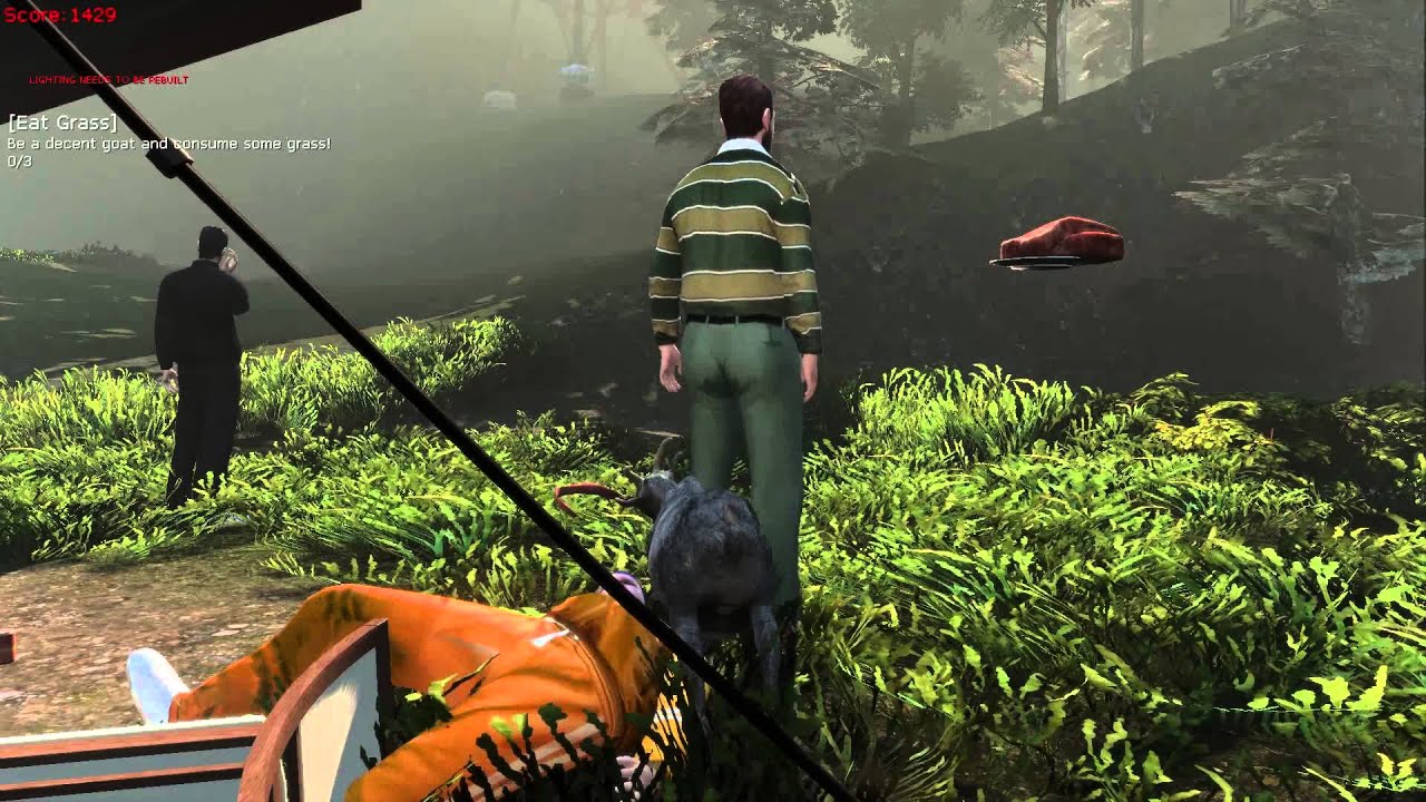 Goat Simulator - 2nd Alpha Gameplay (how to ruin a party) - YouTube