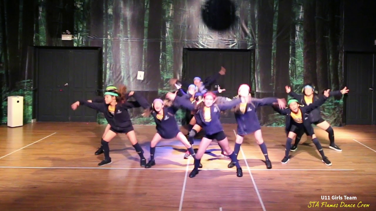 U11 Girls Team STA Flames Dance Crew - YouTube