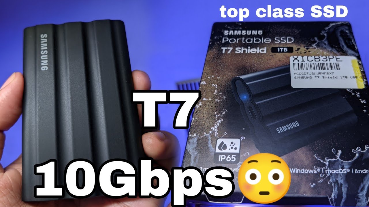 10Gbps Samsung T7 Shield SSD Harder, Better, Faster, Stronger ever ...