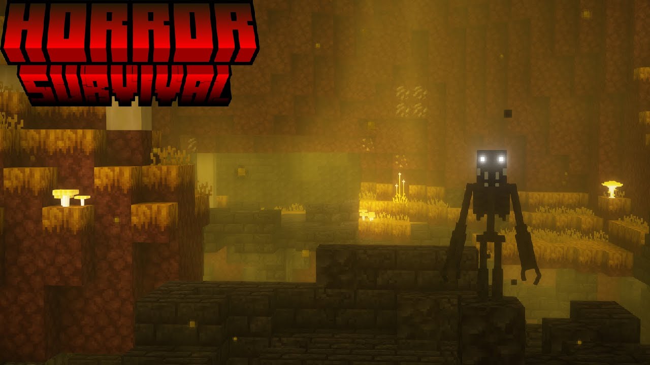 Exploring the Nether... - Horror Survival Ep. 7 - YouTube