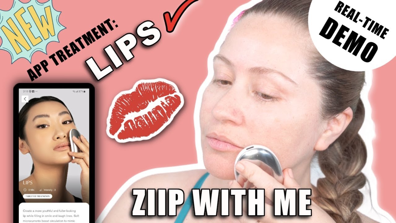 ZIIP HALO💋 LIP PLUMPING TREATMENT | w/ before & After - YouTube