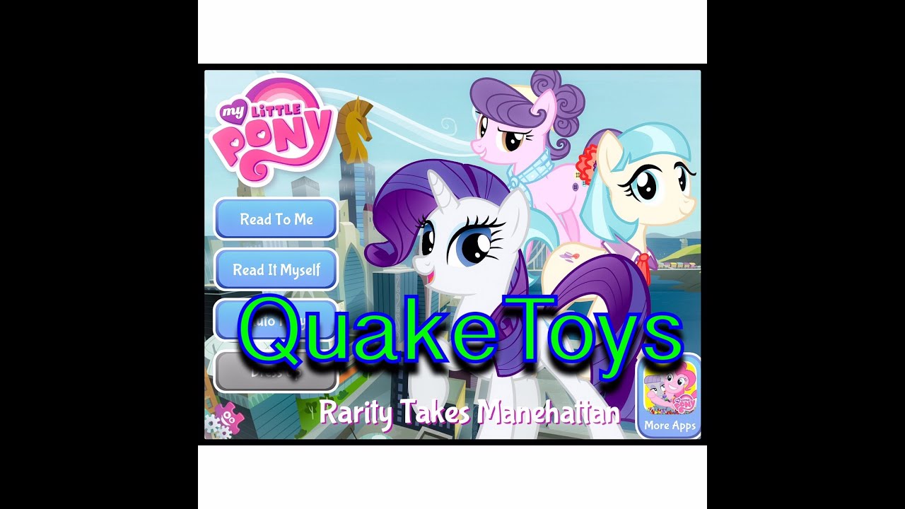My Little Pony Story App Rarity Takes Manehattan Game Coco Pommel Suri ...