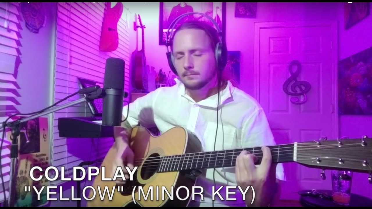 Coldplay - "Yellow" (Minor Key Acoustic Cover) - YouTube