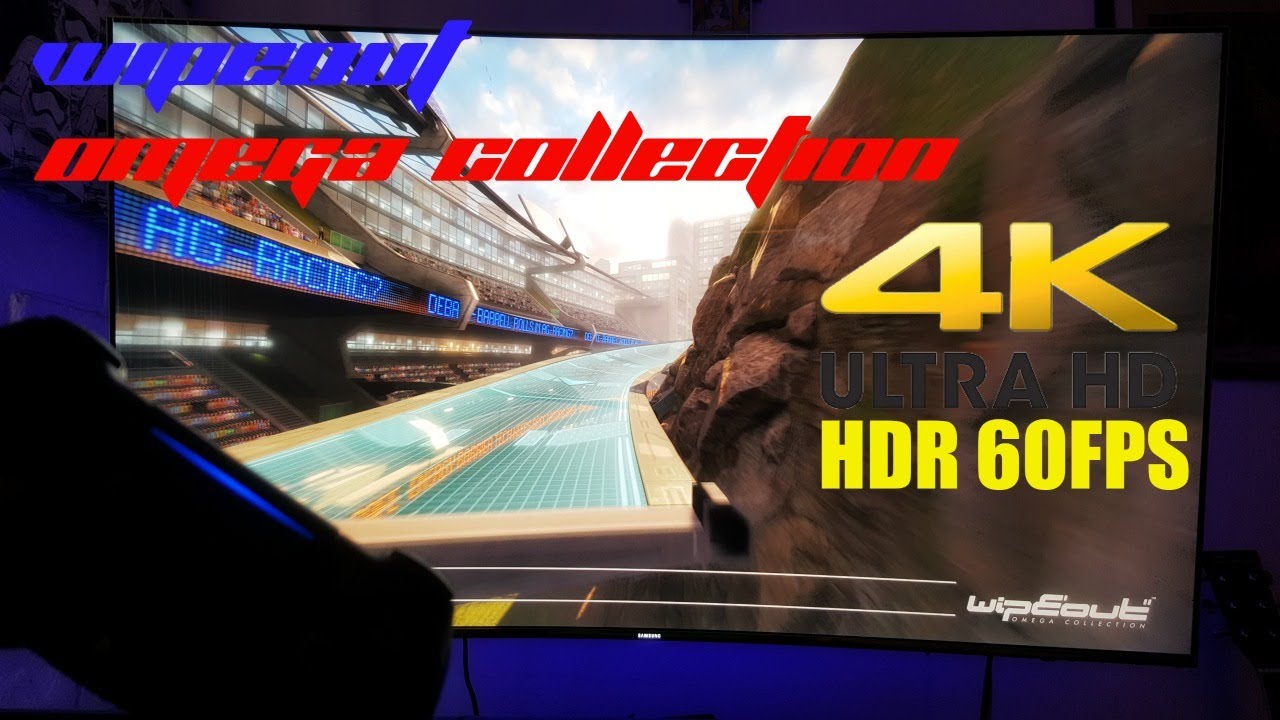 Wipeout The Omega collection 4k HDR 60fps PS4 Pro Gameplay - YouTube