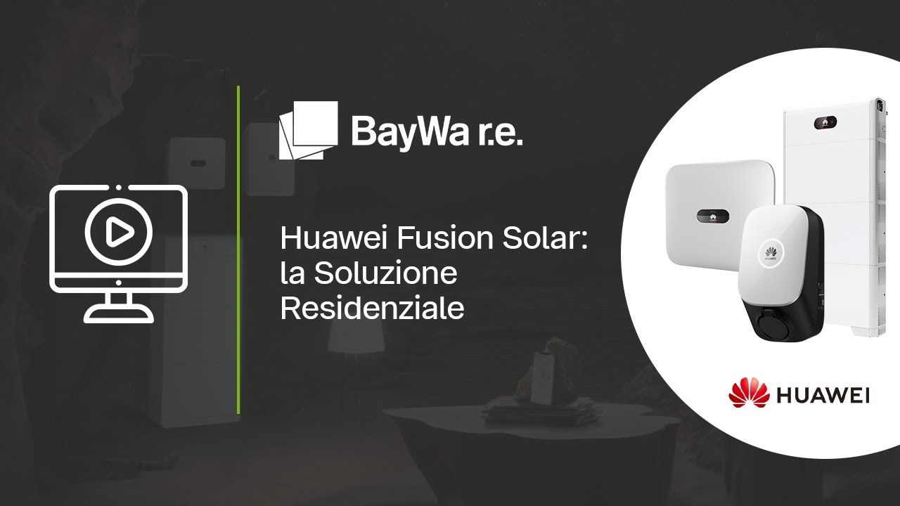 Webinar 23/10 "Huawei FusionSolar: Soluzione Residenziale" - YouTube
