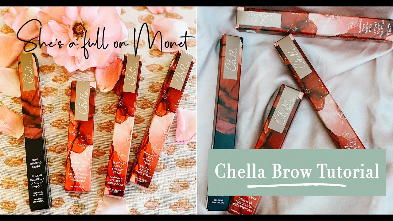 Brow Tutorial With Chella's Eyebrow Pencil Kit - YouTube