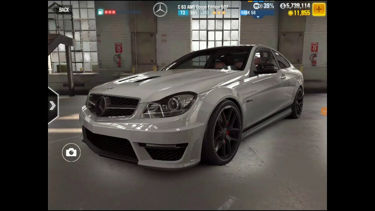 CSR2 Racing - T3 - Mercedes C63 AMG Coupé Edition 507 - No Fusion Stage ...