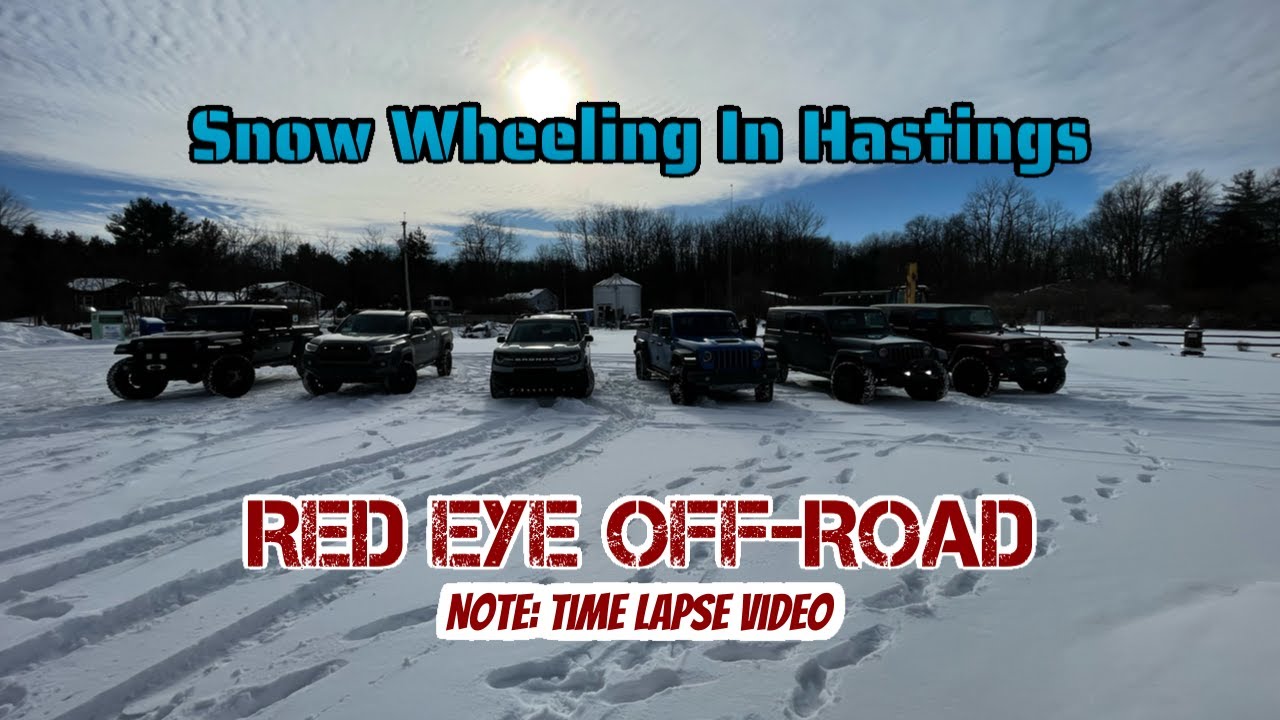 Snow Wheeling near Hastings MI (Time Lapse) - YouTube
