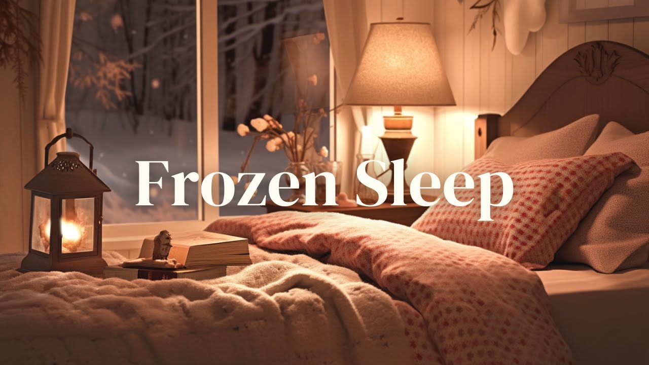 Frozen Sleep☃️🩵 Healing Zone with Relaxing Piano 🎹🫧 ดนตรีบำบัดความ ...