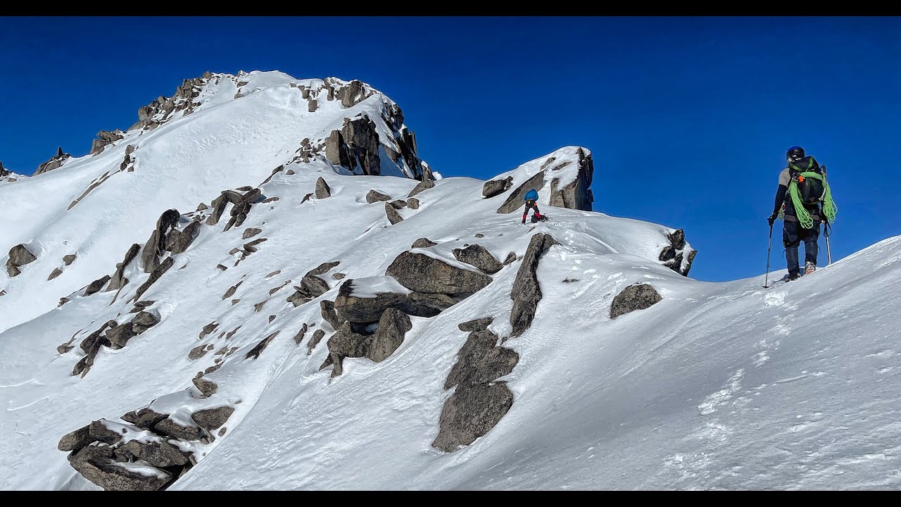 Mount Stuart winter climb via Sherpa Glacier - YouTube