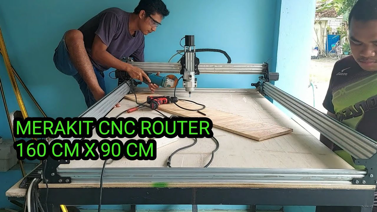 MERAKIT CNC SENDIRI 160 CM X 90 CM DENGAN OPENBUILDS OX CNC - YouTube