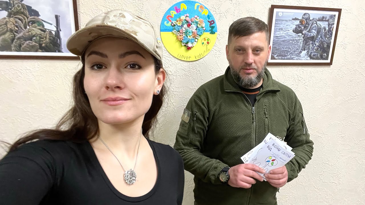 Nadya Vasina and the head of the Avdiivka military-civilian ...