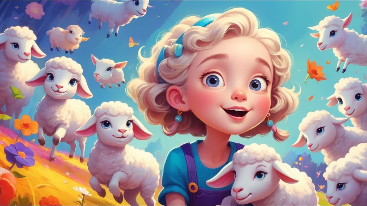 MARY HAD A LITTLE LAMB | Sweet Kids Song & Nursery Rhyme with Adorable ...