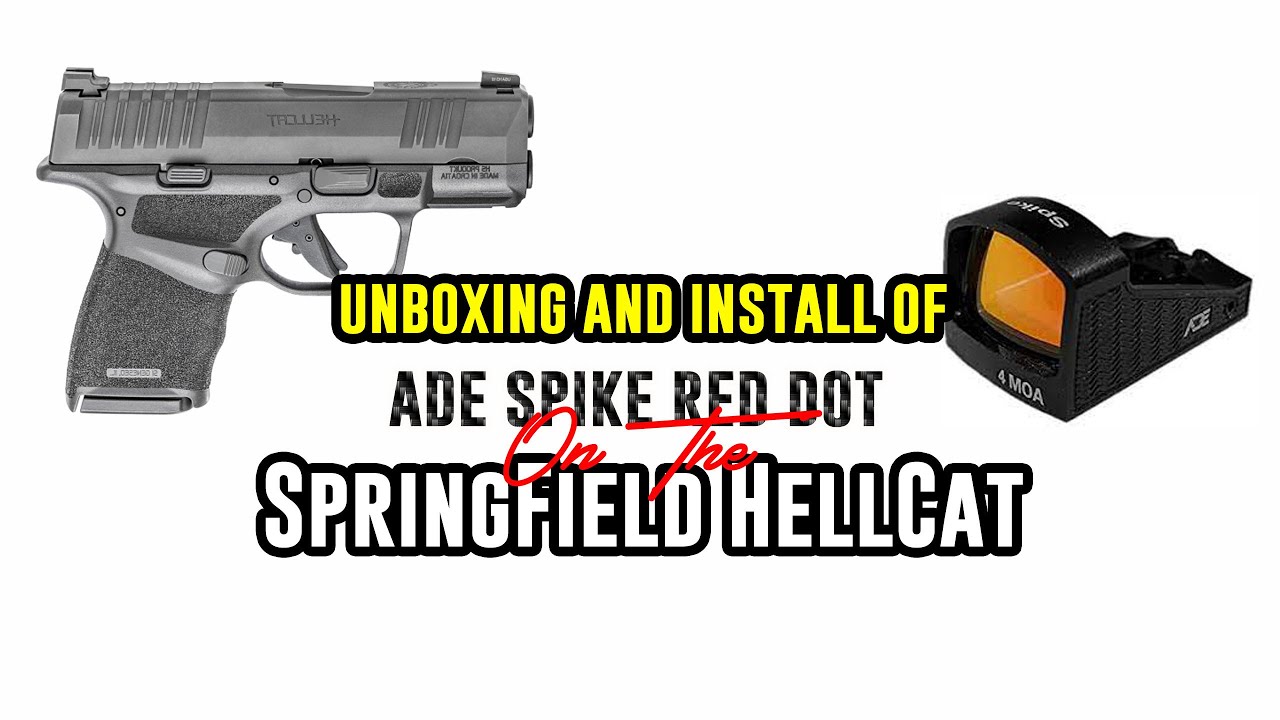 ADE Spike Red Dot | Springfield Armory Hellcat - YouTube