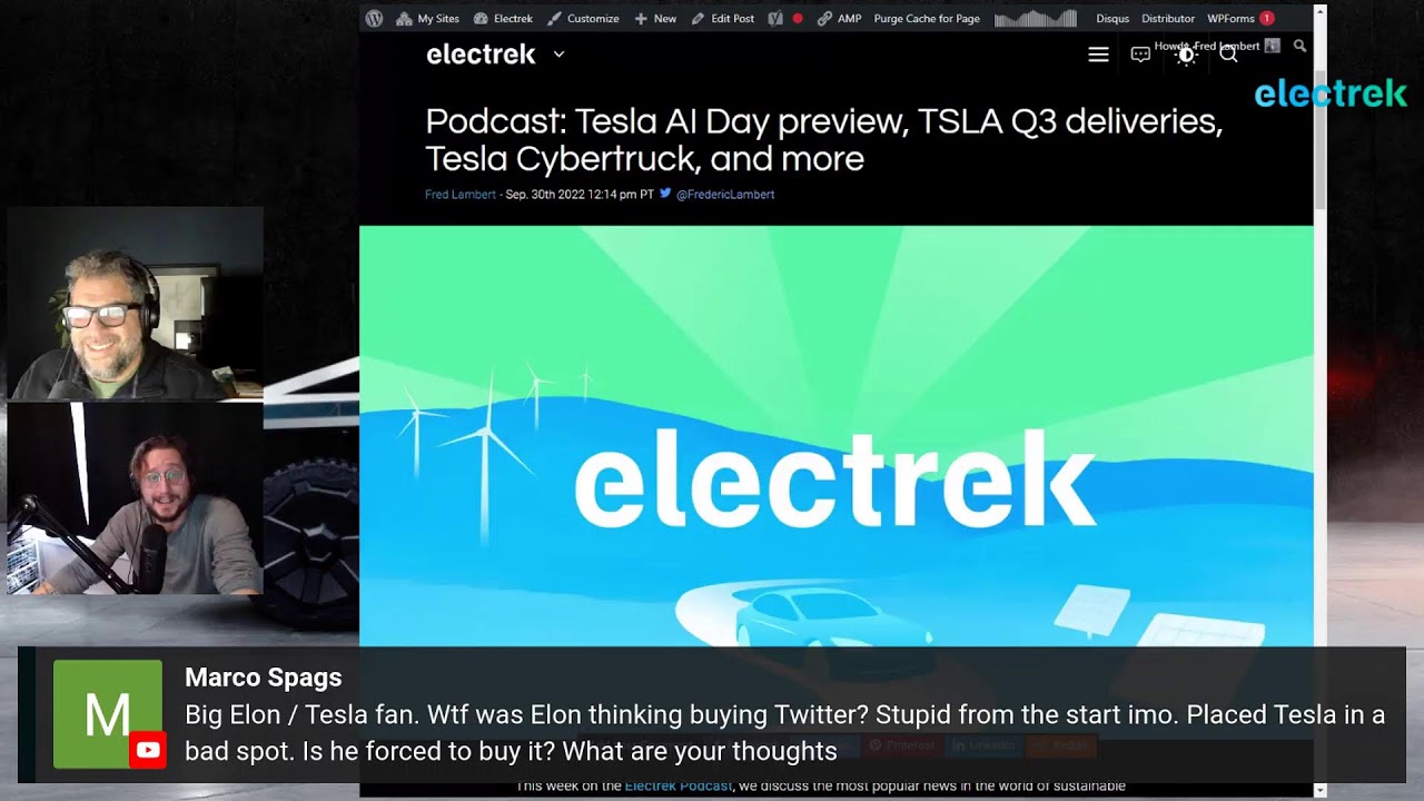 Podcast: Tesla AI Day preview, TSLA Q3 deliveries, Tesla Cybertruck ...
