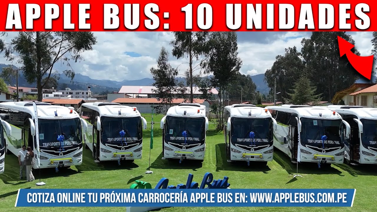 APPLE BUS entrega 10 unidades a la empresa 'DS Transportes Perú' en ...