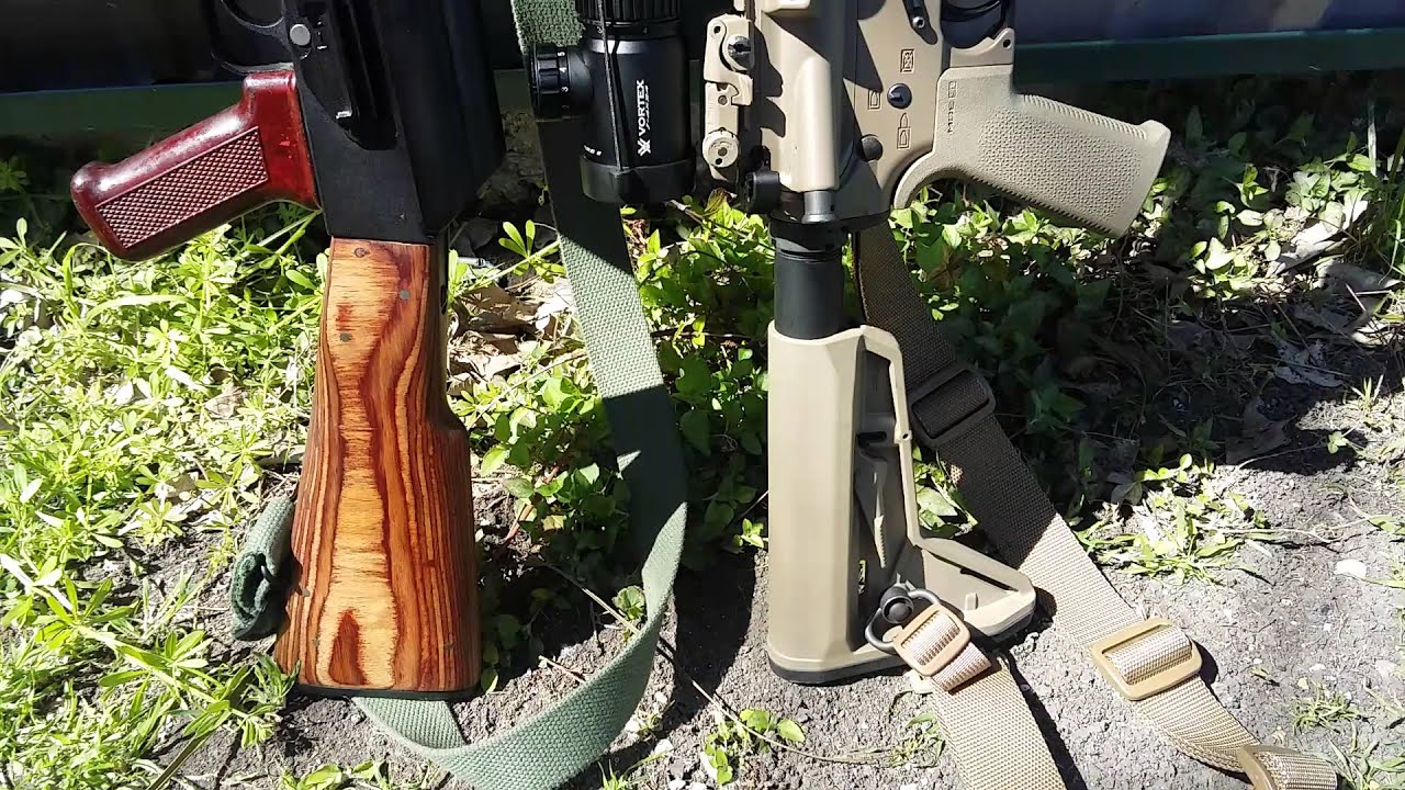 The clash of the AK47 M4 a look at proven battle rifles - YouTube