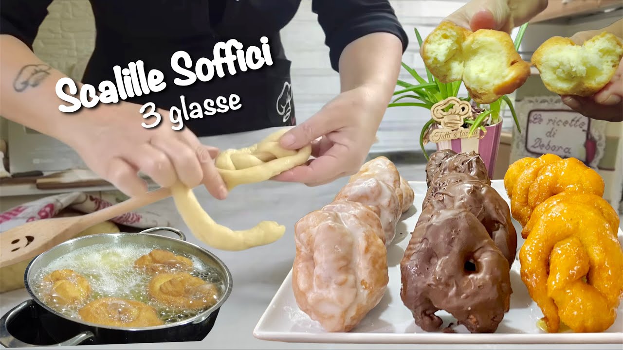 SCALILLE SOFFICI in 3 GUSTI dolce tradizionale Calabrese 🎄 - YouTube