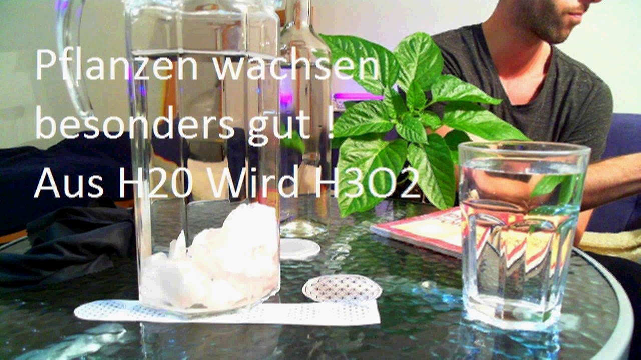 Hexagonal Wasser EZ H3O2 aus Leitungswasser H2O Strukturiertes Water ...