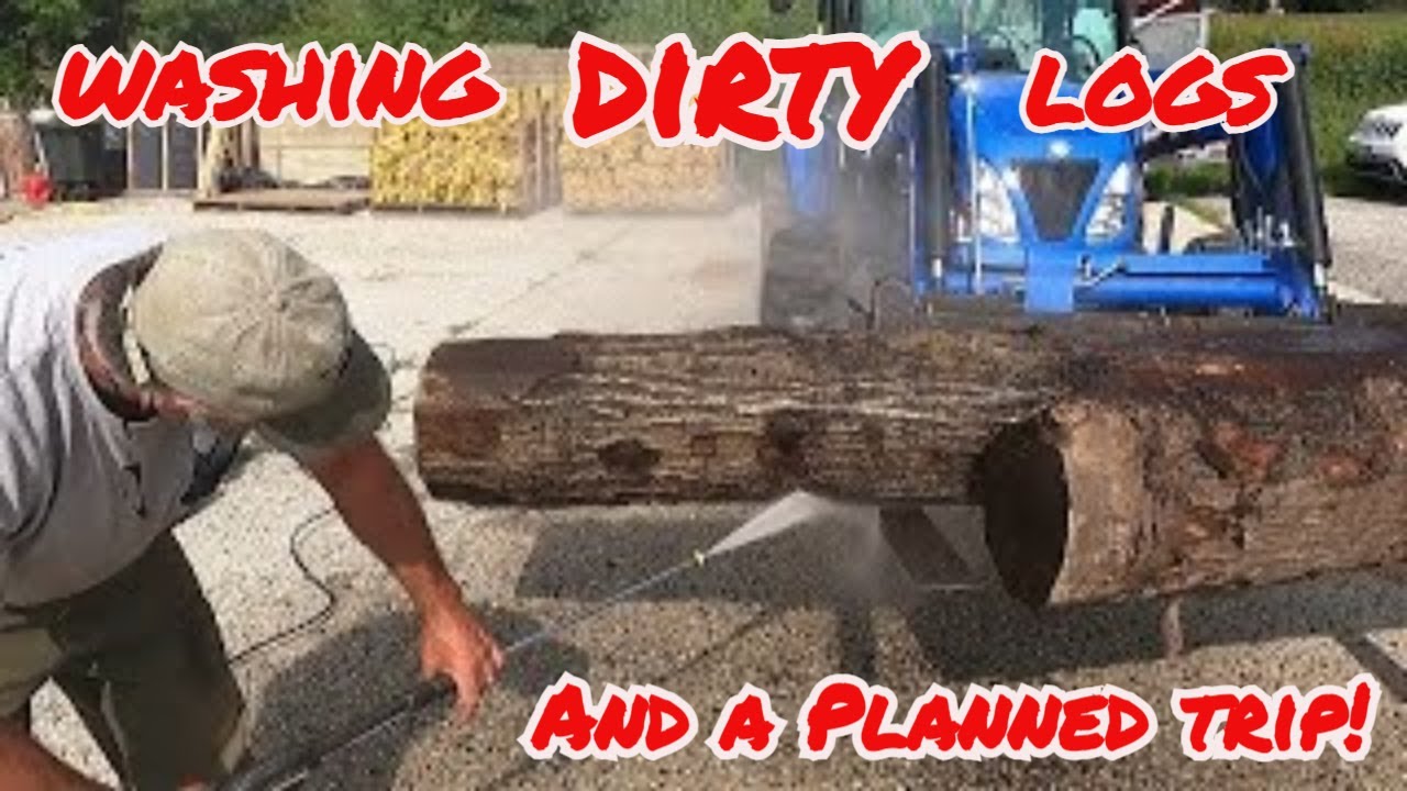 Washing Dirty Logs (And a Planned Trip!) - YouTube