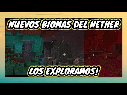 [Ep.11]🕵!exploramos los NUEVOS BIOMAS del NETHER! (NUEVA MASCOTA ...