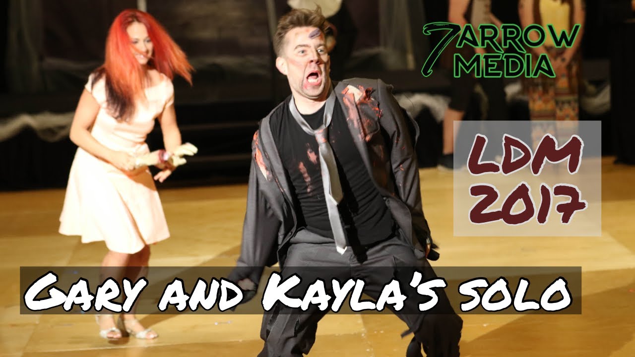 GARY AND KAYLA'S SOLO - Line Dance Marathon 2017 - YouTube