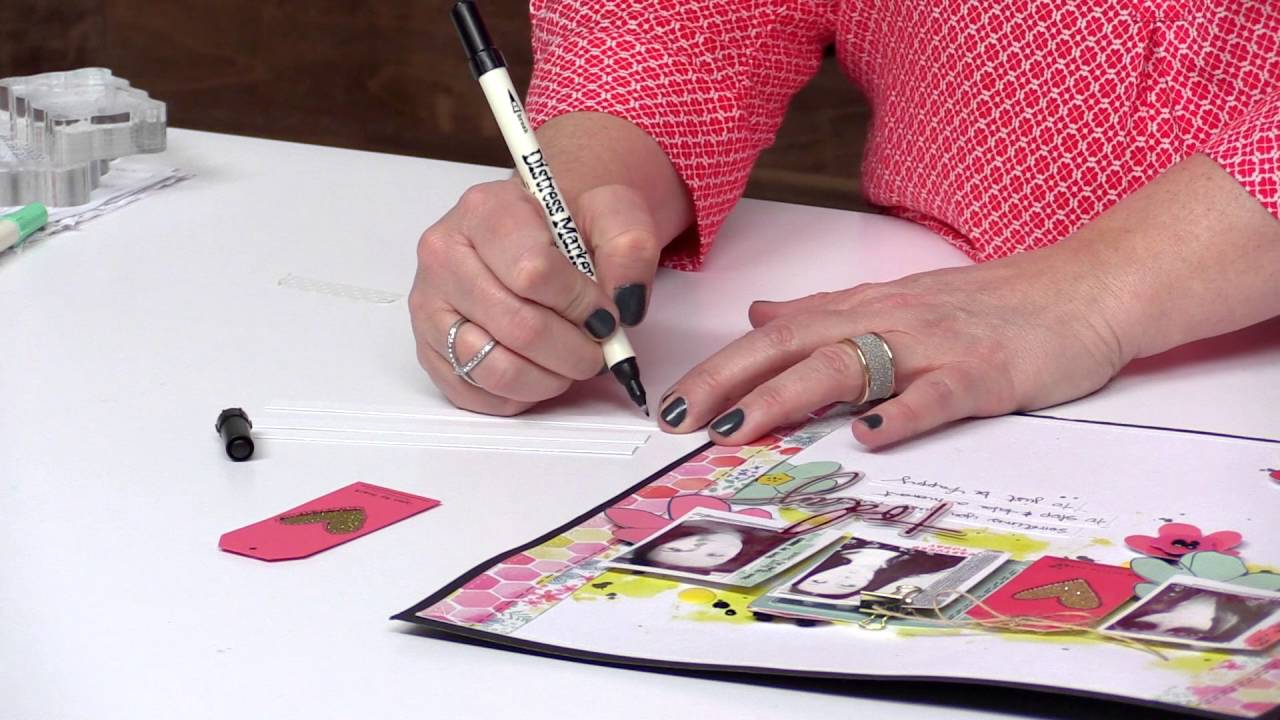 How to Use Pens and Markers in Your Scrapbook - YouTube