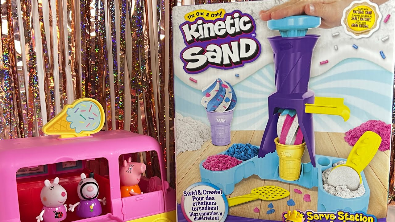 KINETIC SAND 🍦 Ice Cream Station 🍦 - YouTube