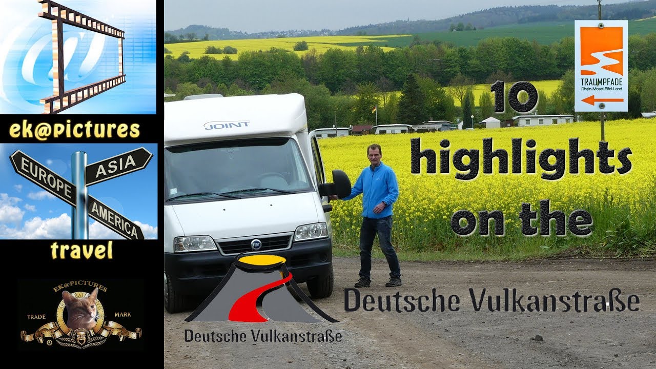10 Sehenwertes auf der Deutsche Vulkanstraße - YouTube