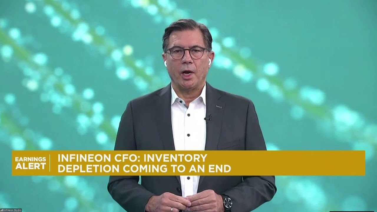 Infineon CFO: Inventory depletion is coming to an end - YouTube