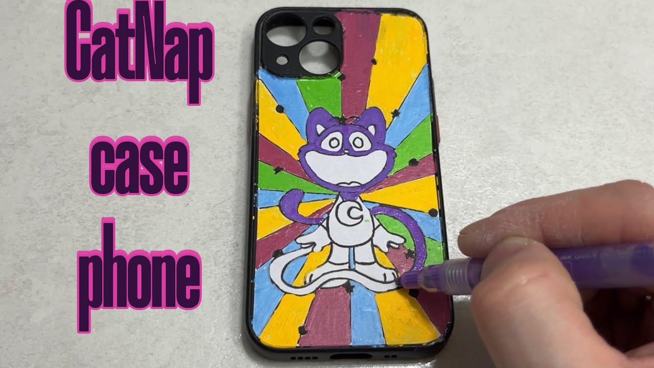 CatNap Poppy playtime custom phone case #poopyplaytime #catnap #crafts ...