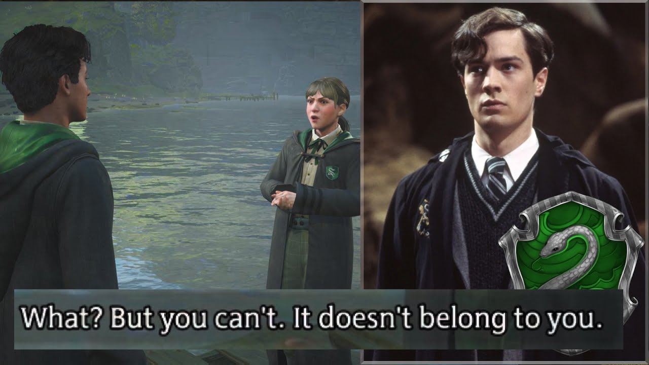 Hogwarts Legacy: Tom Riddle STEALS Family Heirloom - YouTube