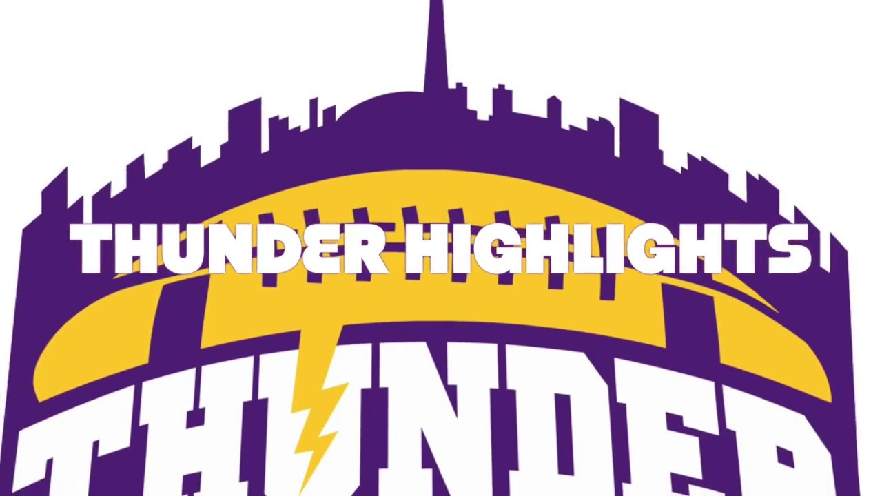 Running Back runs over ENTIRE TEAM! Toronto Thunder ⚡️ Kamarie Malcolm ...