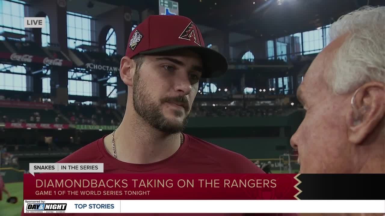 Arizona Diamondbacks pitcher Ryan Thompson speaks with ABC15 before ...