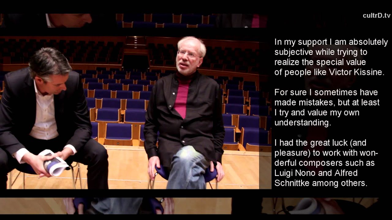Intendant Michael Becker Gidon Kremer Tonhalle Düsseldorf - YouTube