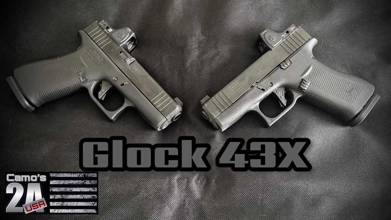 Pistol Draw and Shoot Drills - Glock 43X (Milled) with Trijicon RMRcc ...