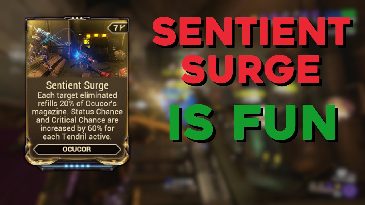 Warframe - Sentient Surge is ABSURD! - YouTube