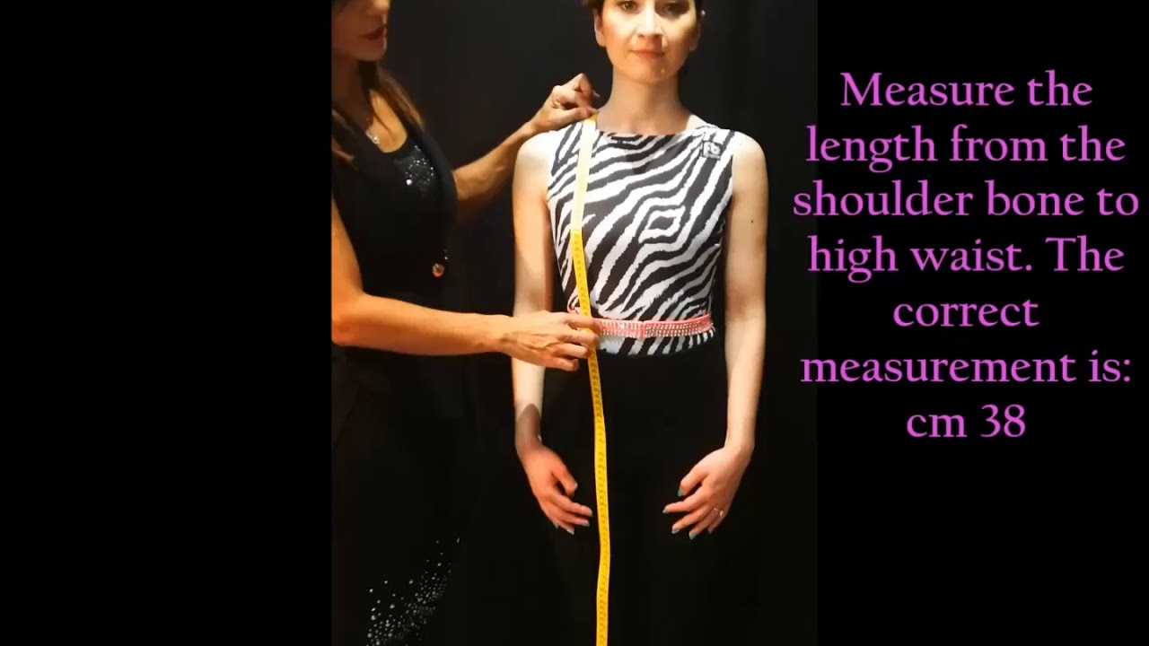 WOMEN'S SHOULDER WAIST MEASUREMENT FB INTERNATIONAL - YouTube