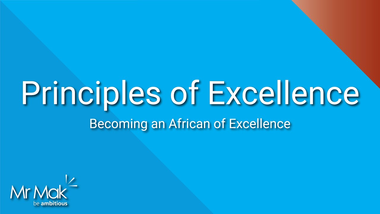 Principles of Excellence - YouTube